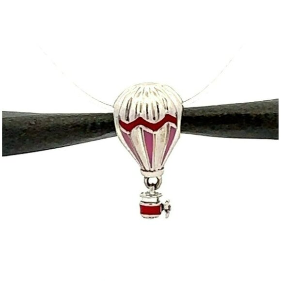 Pandora | Jewelry | Authentic Pandora Sterling Silver Pink With Red ...